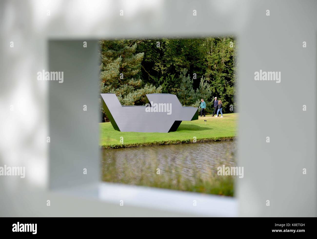 A sculpture by American artist Tony Smith. The work entitled 'Source ...