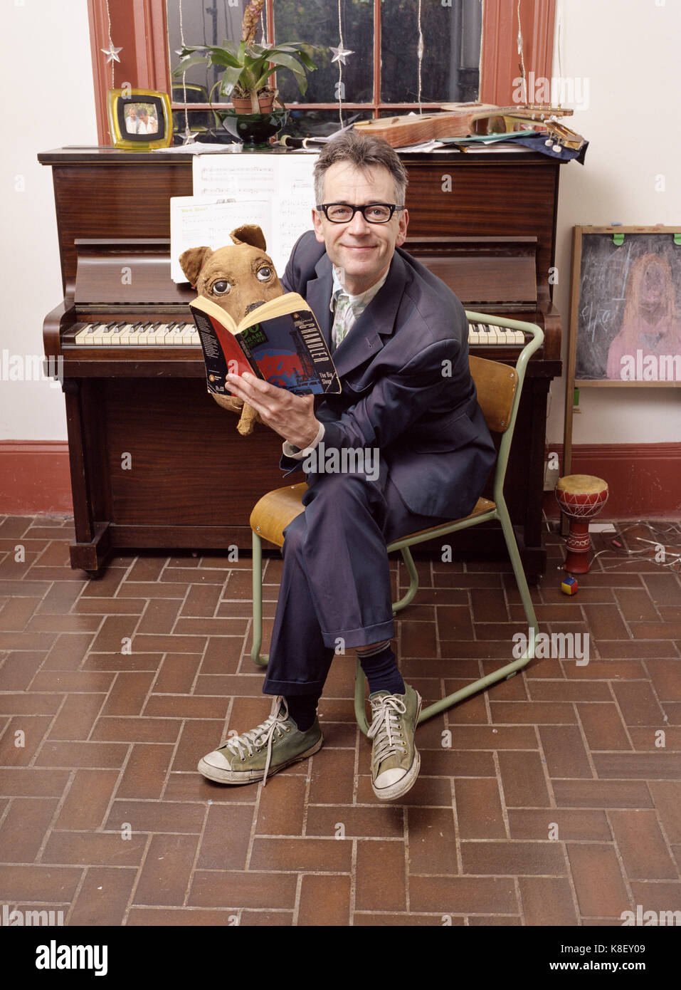 John Hegley , English performance poet, author, comedian, musician and ...