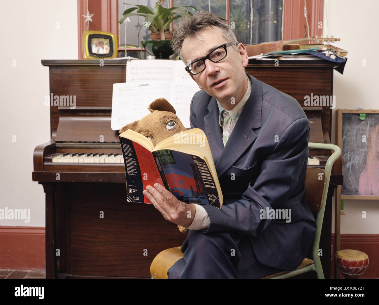 John Hegley , English performance poet, author, comedian, musician and ...