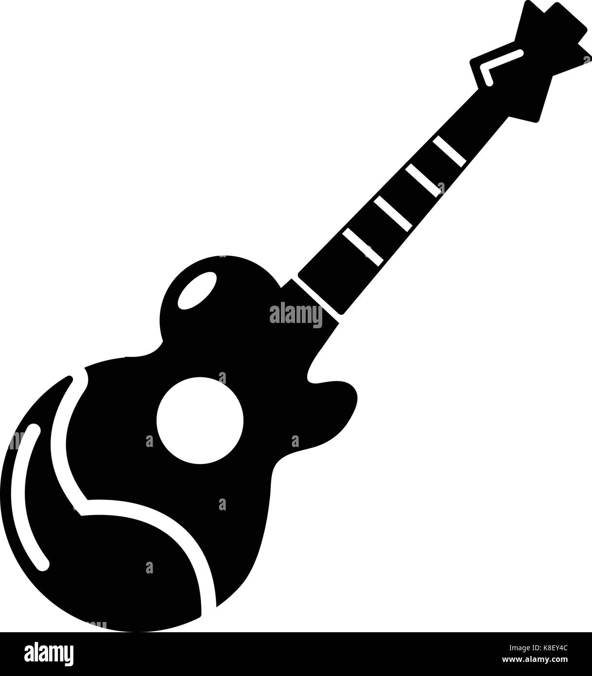 Acoustic guitar icon , simple style Stock Vector Image & Art - Alamy