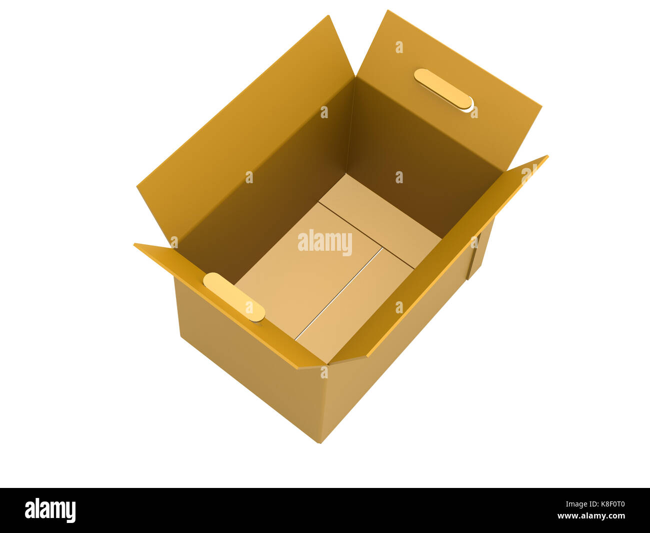 Open packing box Stock Photo - Alamy