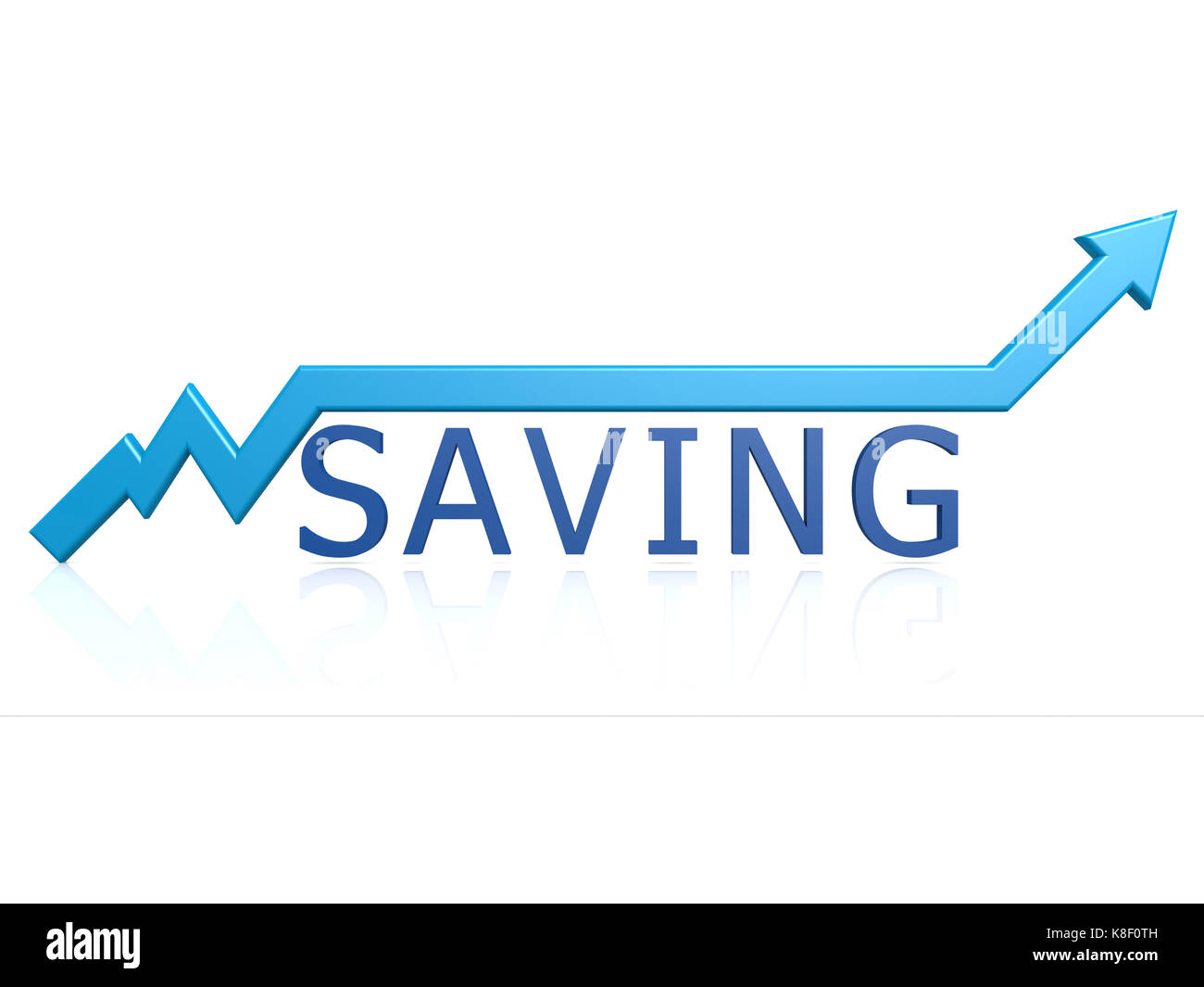 Saving graph Stock Photo - Alamy