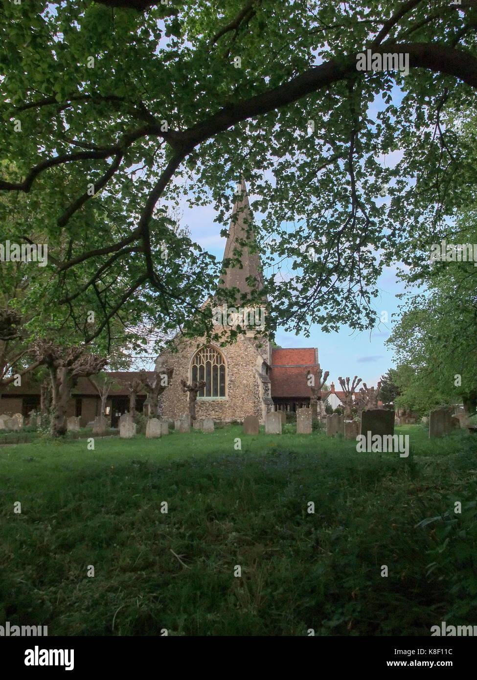 St Mary's church, Old Harlow, Essex, England, UK Stock Photo - Alamy