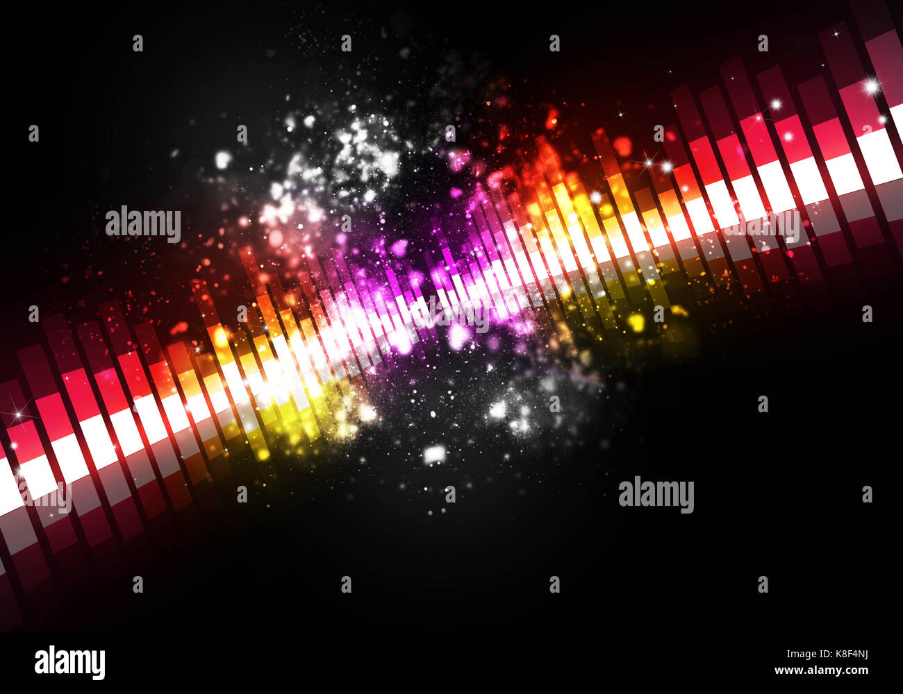 disco multicolor music equalizer background for joyful party events ...