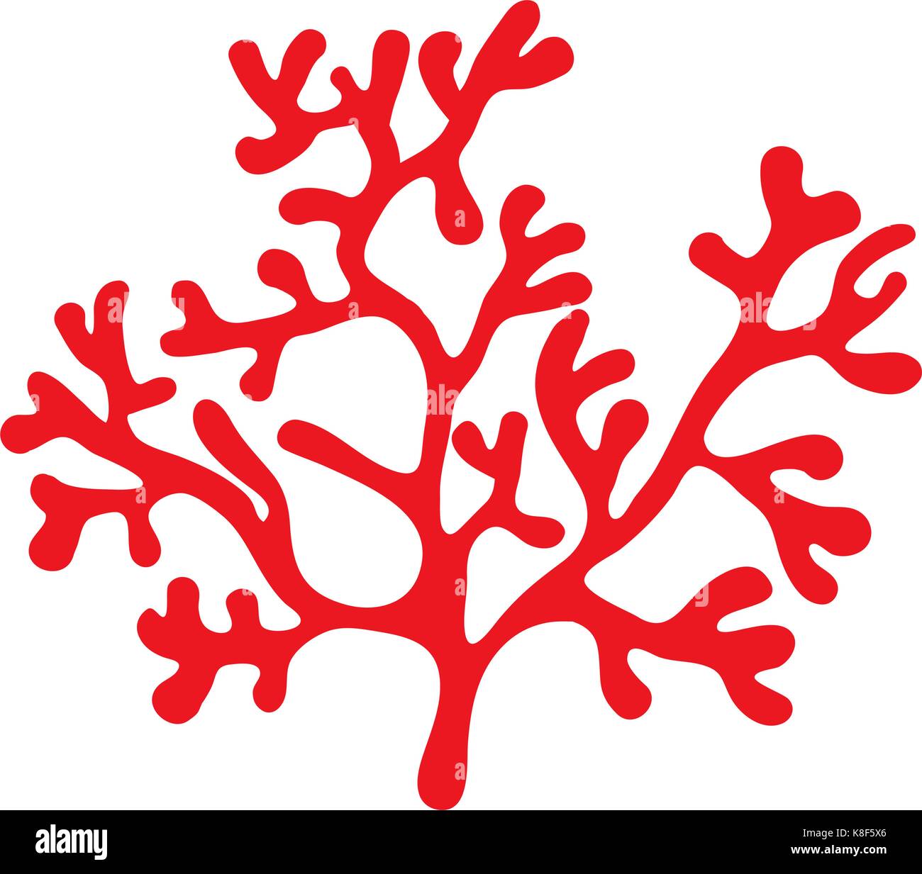 red algae silhouette vector symbol icon design. Beautiful illustration ...