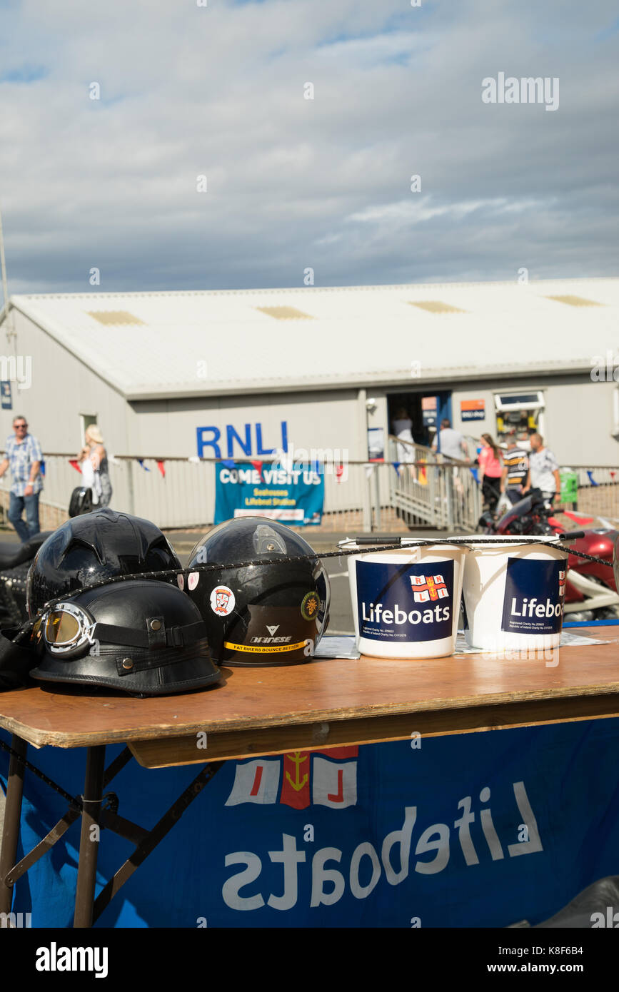 Armed forces biker charity supports RNLI Seahouses, Northumberland ...
