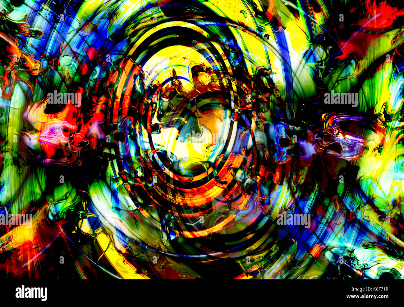 Abstract background with swirling movement pattern, color background ...