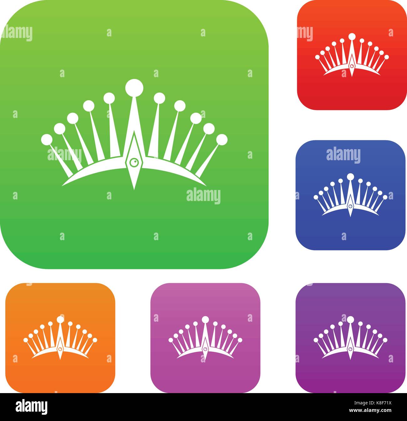 Big crown set color collection Stock Vector Image & Art - Alamy Big crown set color collection Stock Vector Image & Art - Alamy