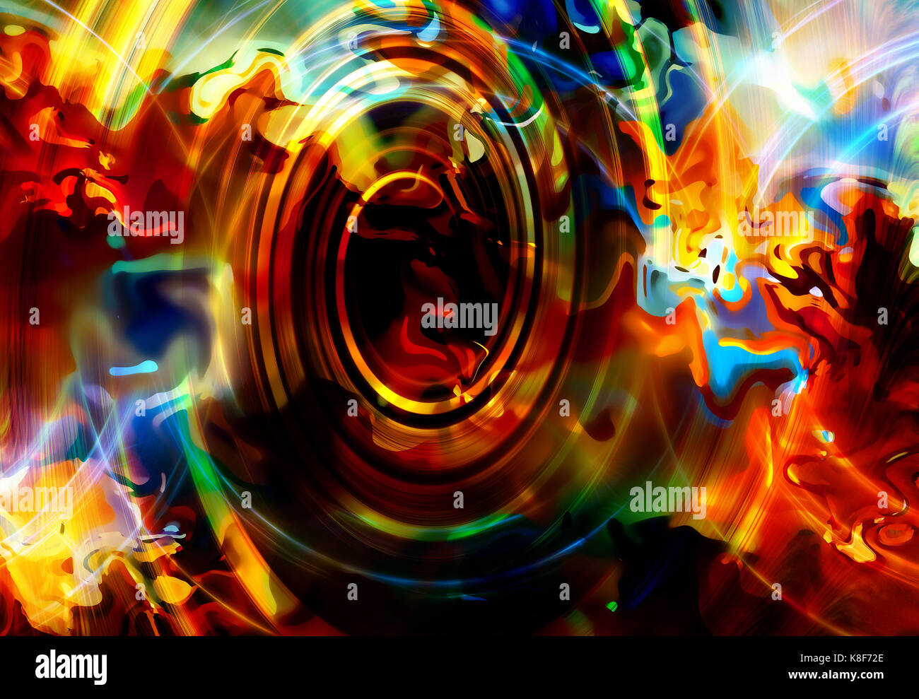 Abstract background with swirling movement pattern, color background ...