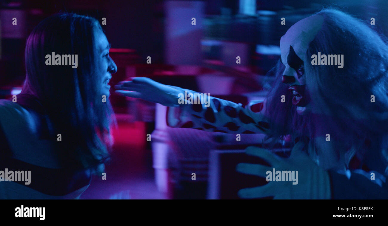 CLOWNTERGEIST, l-r: Brittany Belland, Eric Corbin, 2017. ©High Octane ...