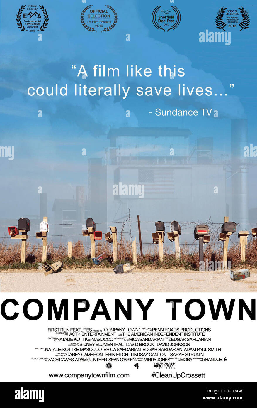 COMPANY TOWN, US poster, 2016. © First Run Features /Courtesy Everett ...