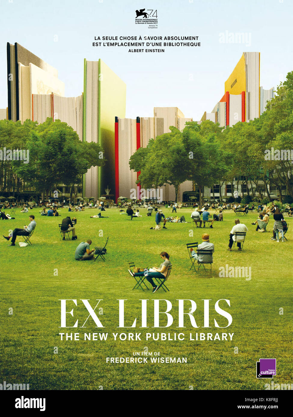 EX LIBRIS: NEW YORK PUBLIC LIBRARY, poster in French, 2017. ©Zipporah ...