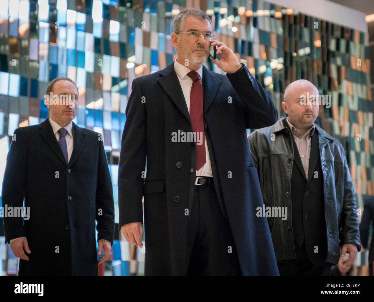 THE FOREIGNER, from left, Michael McElhatton, Pierce Brosnan, David ...