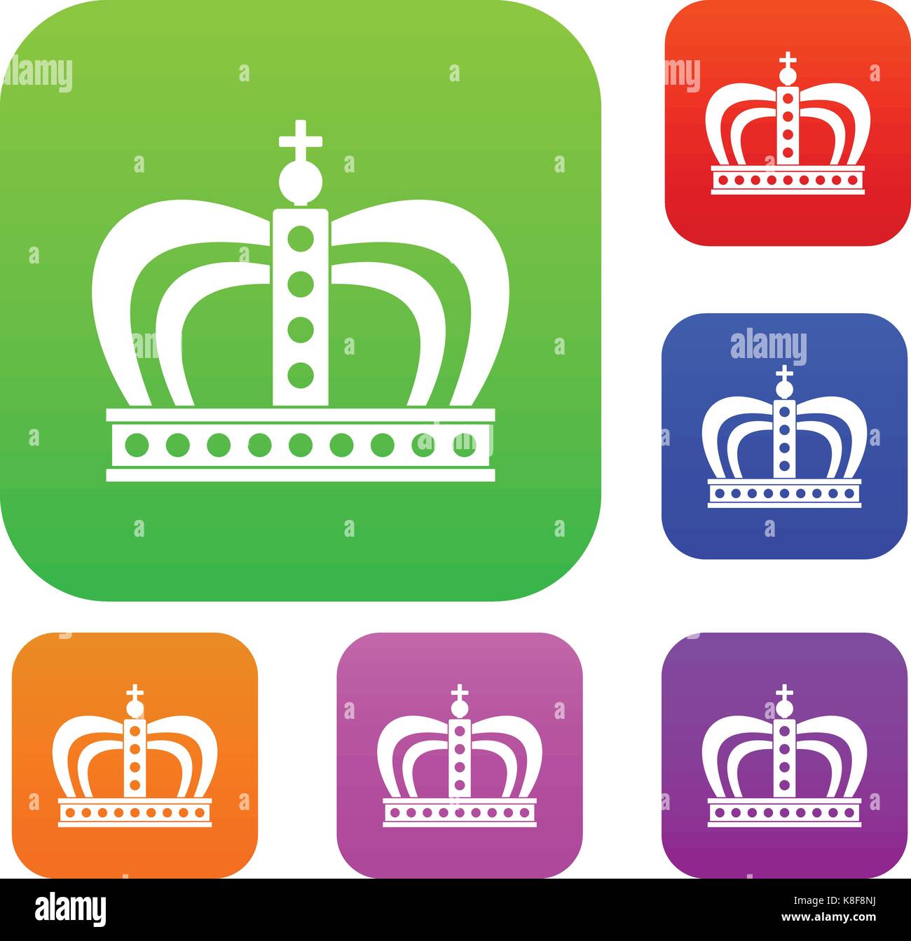 Monarchy crown set color collection Stock Vector Image & Art - Alamy Monarchy crown set color collection Stock Vector Image & Art - Alamy