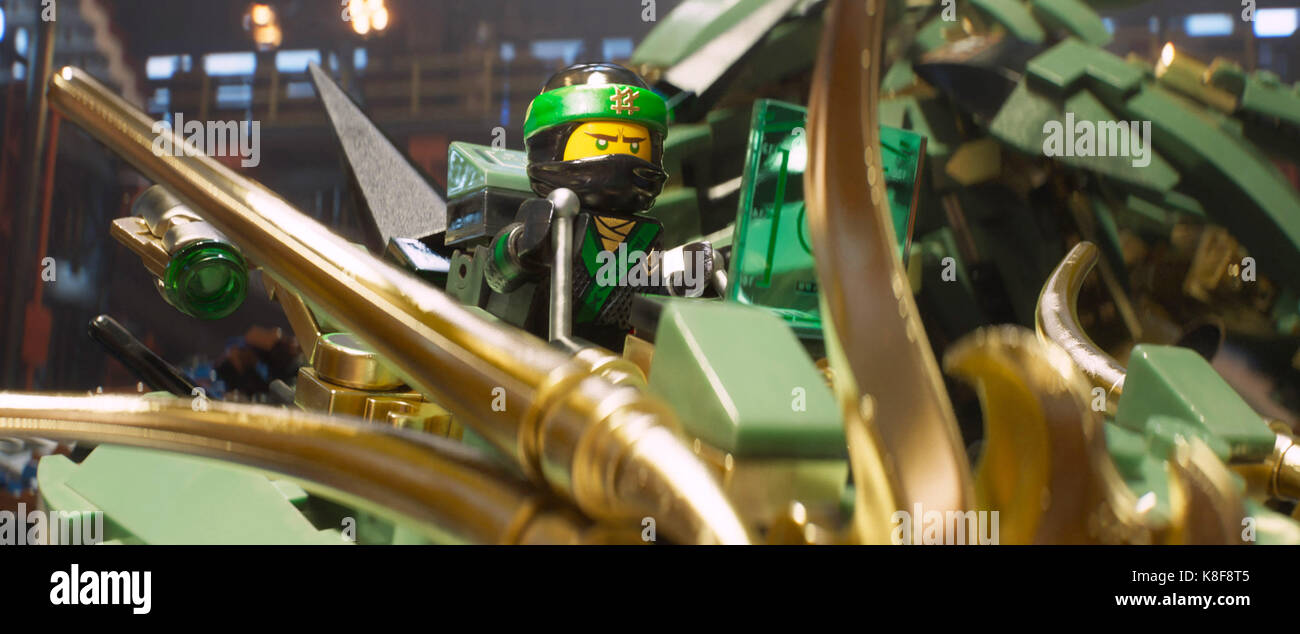 THE LEGO NINJAGO MOVIE, Lloyd (voice: Dave Franco), on the Green Ninja ...