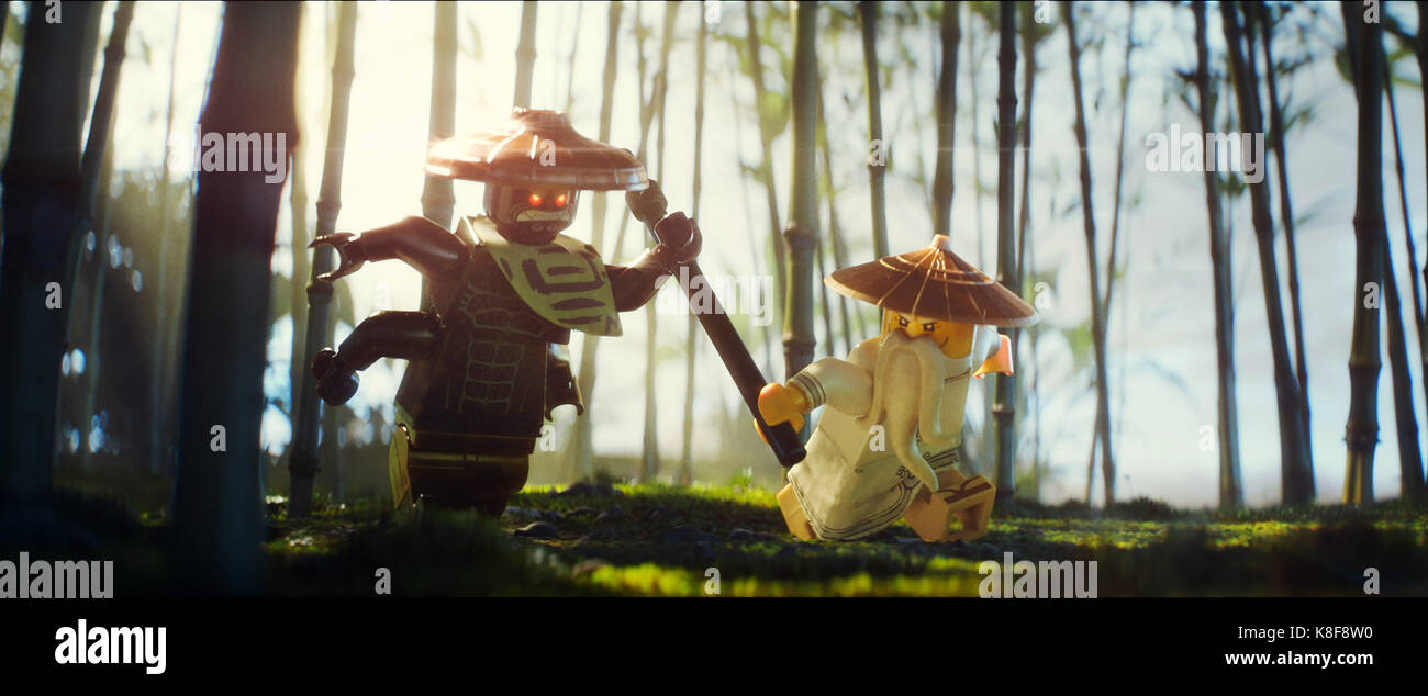 THE LEGO NINJAGO MOVIE, from left, Garmadon (voice: Justin Theroux ...
