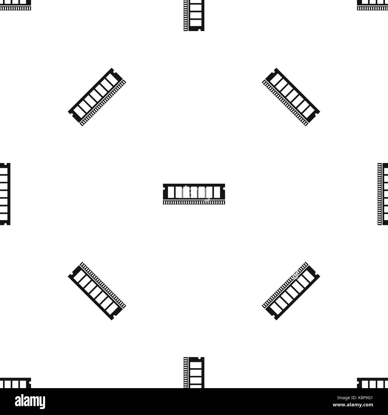 DVD RAM module for the personal computer pattern seamless black Stock ...