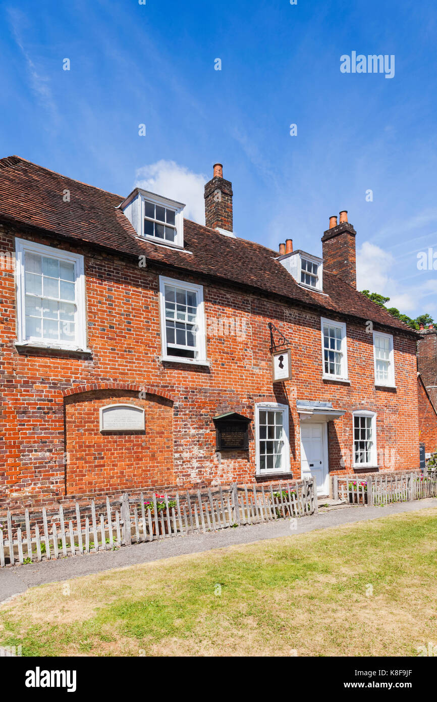 England, Hampshire, Chawton, Jane Austen's House and Museum Stock Photo ...