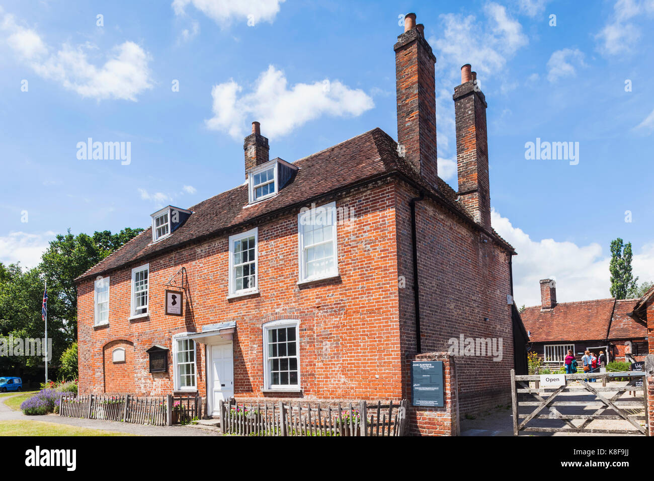 England, Hampshire, Chawton, Jane Austen's House and Museum Stock Photo ...