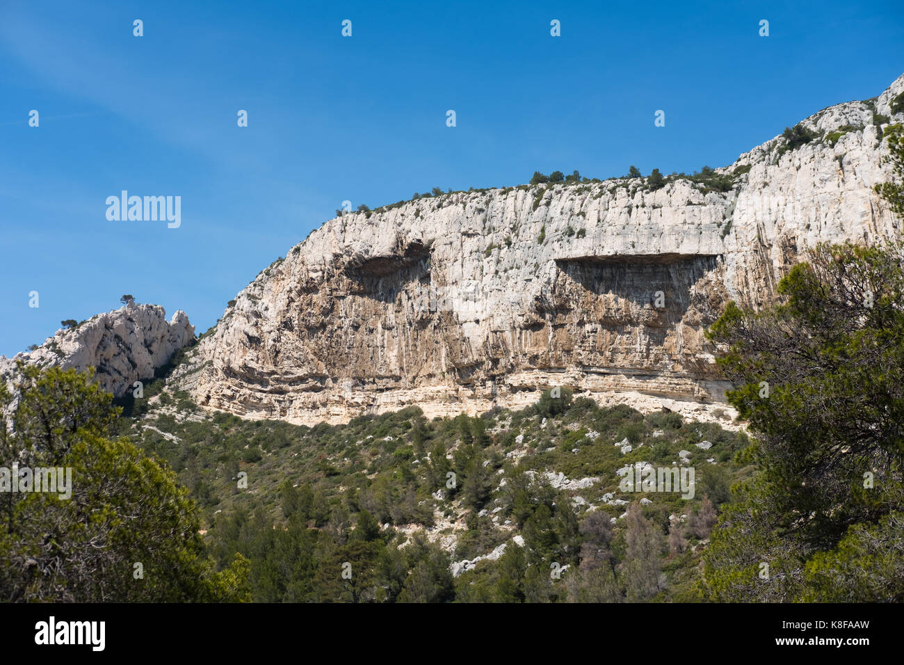 Calanque de Sugiton,Calanques National Park, southern France Stock ...
