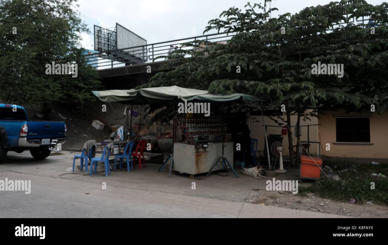 Snack Shack Under the Monivong Bridge Ramp Chbar Ampov Phnom Penh ...