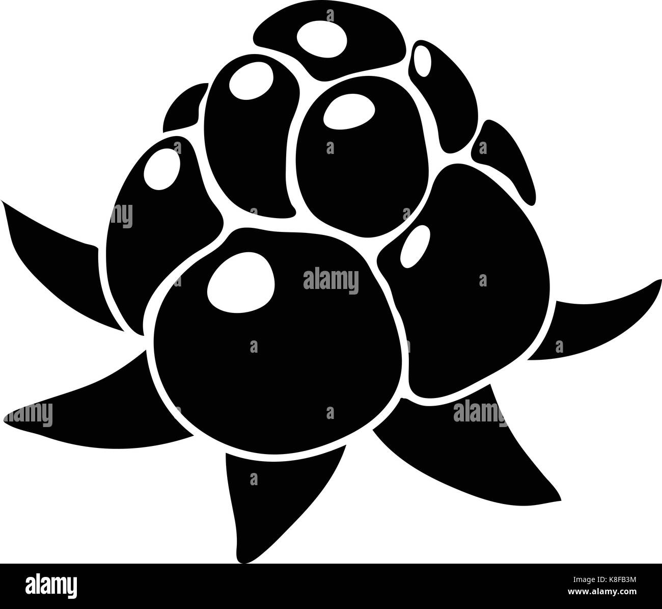 Wild raspberry icon, simple style Stock Vector Image & Art - Alamy