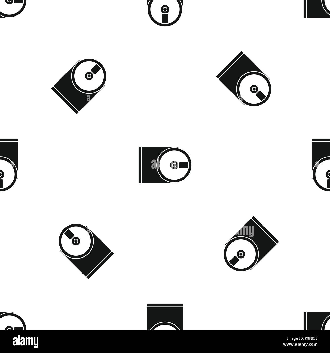 DVD drive open pattern seamless black Stock Vector Image & Art - Alamy