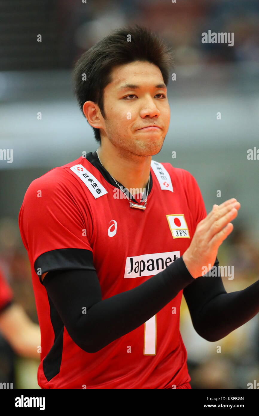Osaka, Japan. 17th Sep, 2017. Issei Otake (JPN) Volleyball : FIVB World ...