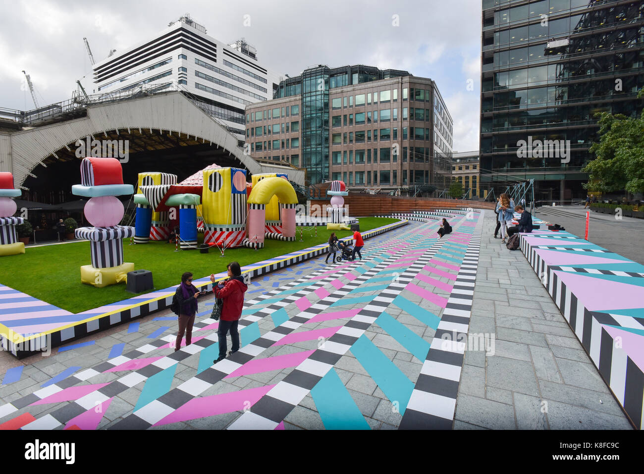 Exchange Square, Broadgate, London, UK. 19th Sep, 2017. Inflated art ...