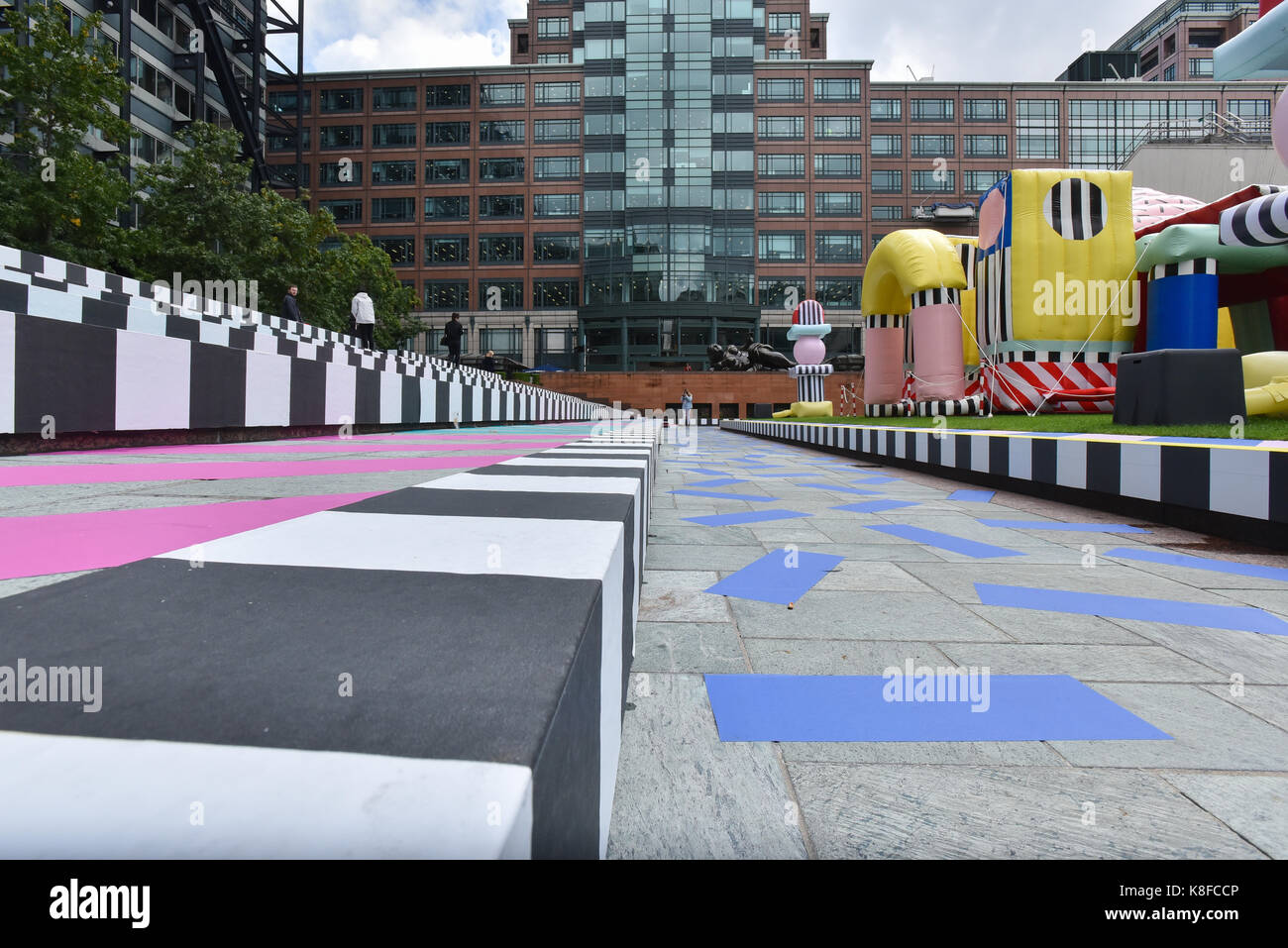 Exchange Square, Broadgate, London, UK. 19th Sep, 2017. Inflated art ...