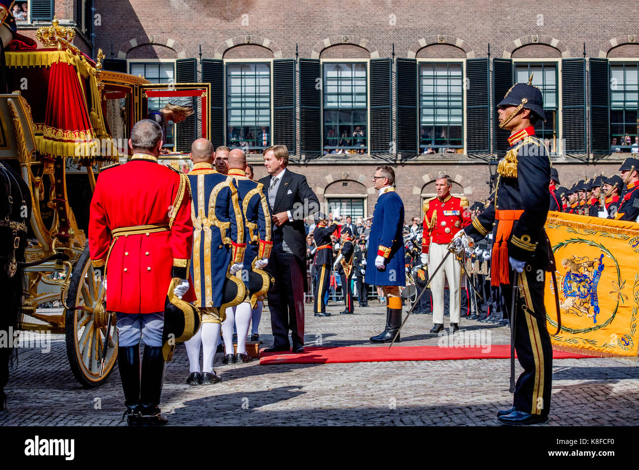 The Hague, The Netherlands. 19th Sep, 2017. King Willem-Alexander of ...