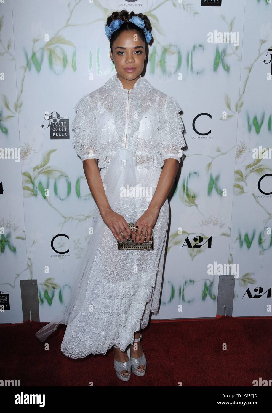 Tessa Thompson at arrivals for WOODSHOCK Premiere, ArcLight Hollywood ...