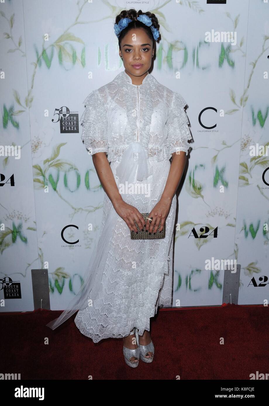 Tessa Thompson at arrivals for WOODSHOCK Premiere, ArcLight Hollywood ...