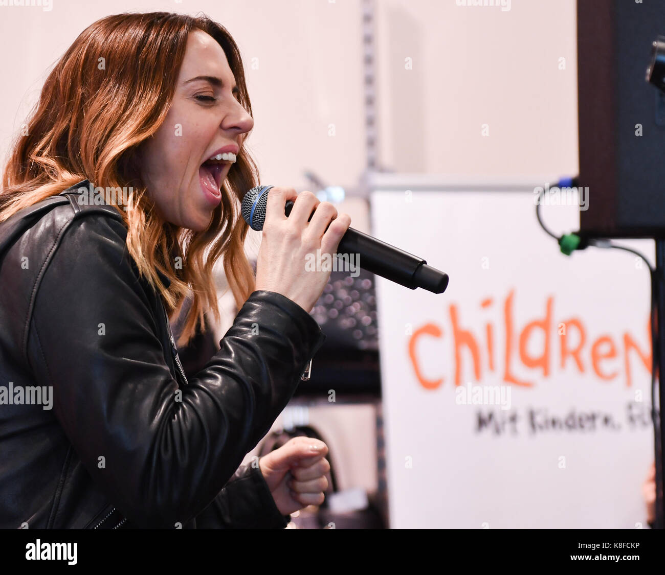 Berlin, Germany. 19th Sep, 2017. Singer Melanie C performs during a ...