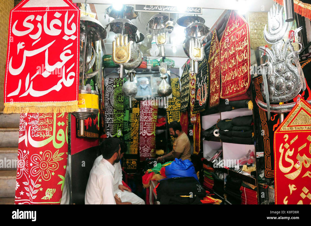 Shopkeeper sells sacred items used in Azadari for Muharram- ul-Haram ...