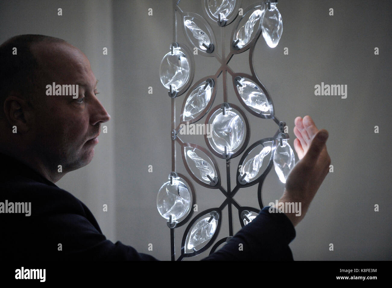 London, UK. 19th Sep, 2017. Designer Tord Boontje presents a lighting ... London, UK. 19th Sep, 2017. Designer Tord Boontje presents a lighting ...