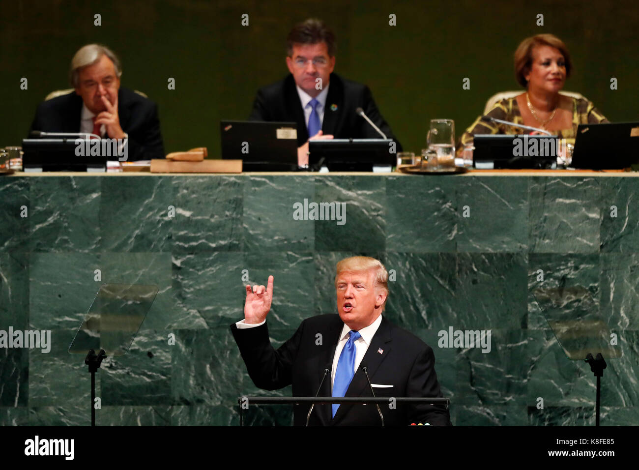 United Nations, UN headquarters in New York. 19th Sep, 2017. U.S ...