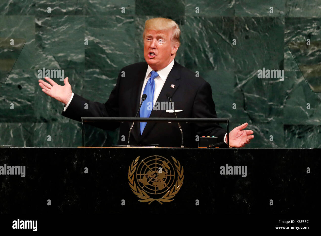 United Nations, UN headquarters in New York. 19th Sep, 2017. U.S ...
