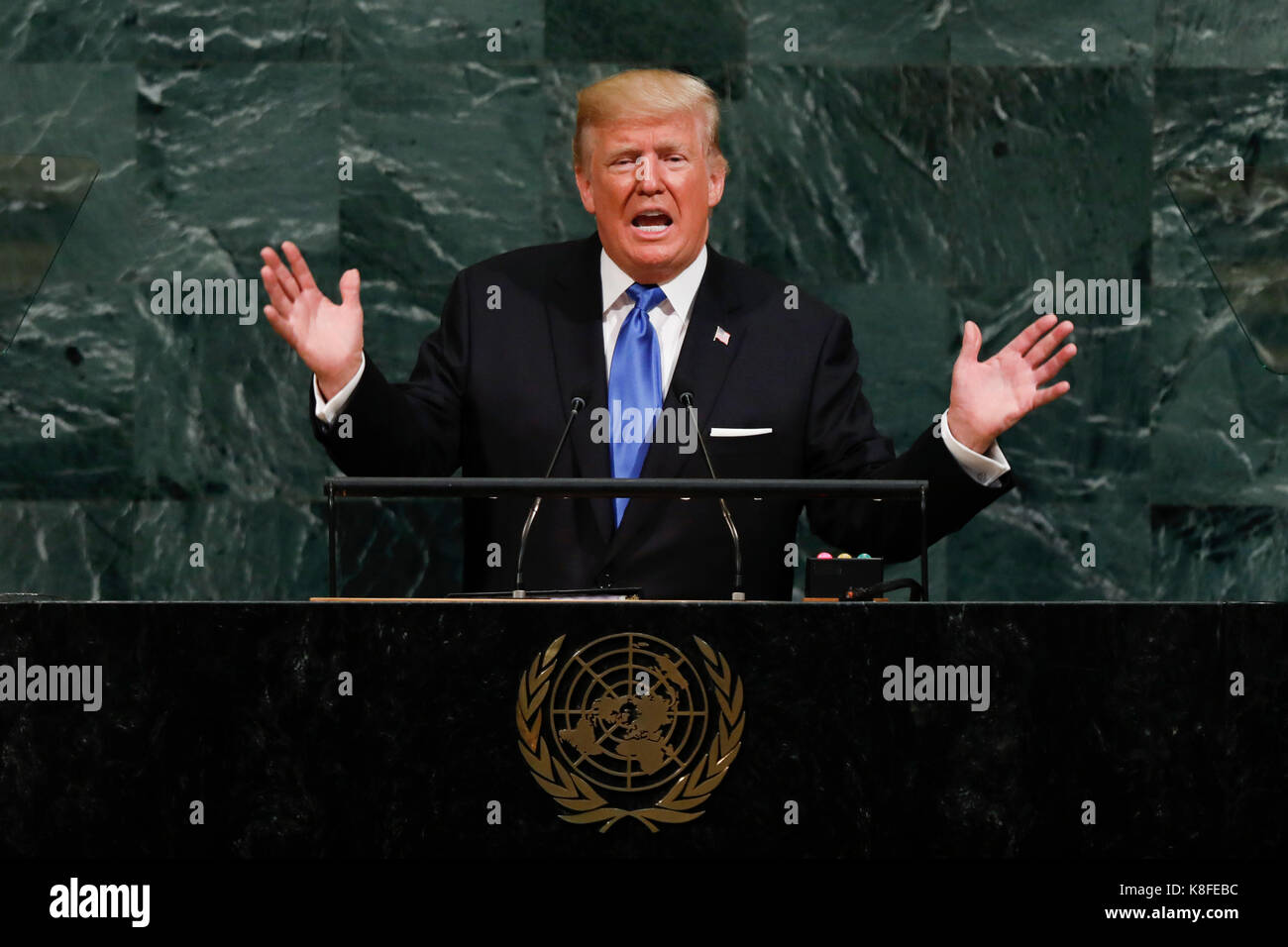 United Nations, UN headquarters in New York. 19th Sep, 2017. U.S ...
