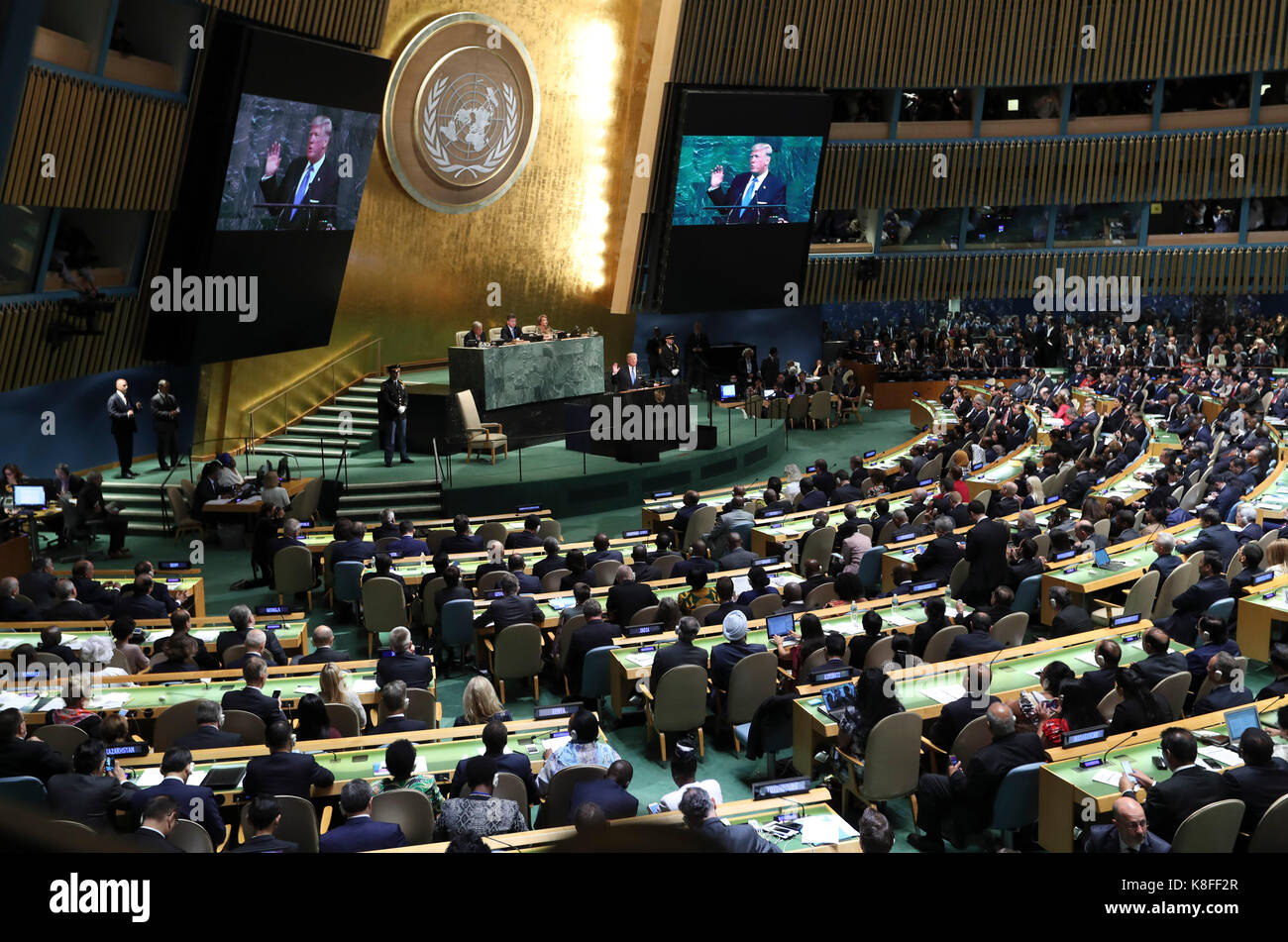 United Nations, UN headquarters in New York. 19th Sep, 2017. U.S ...