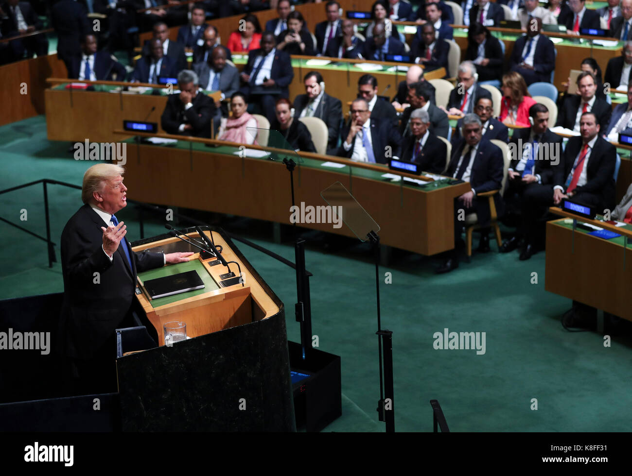 United Nations, UN headquarters in New York. 19th Sep, 2017. U.S ...
