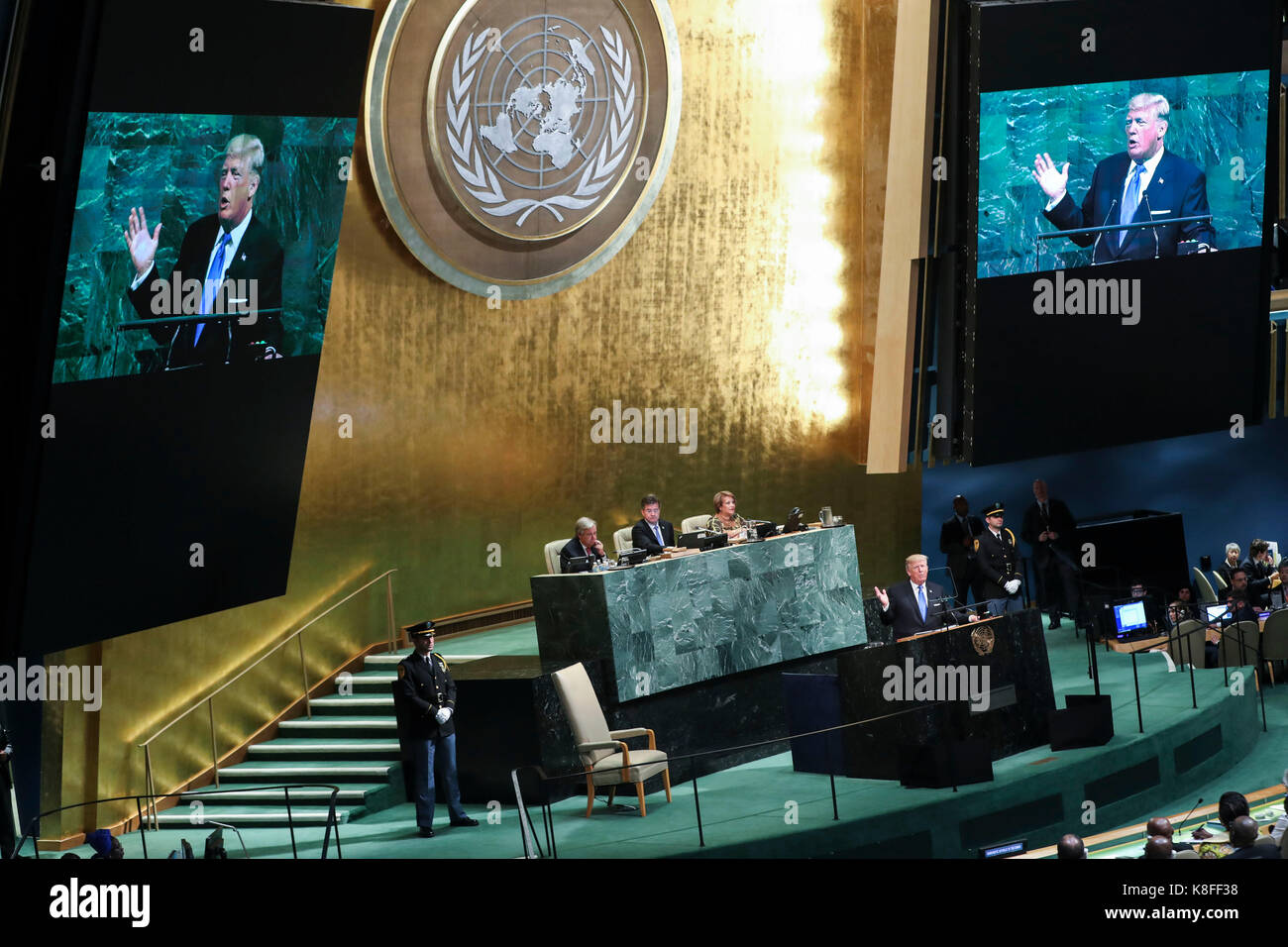 United Nations, UN headquarters in New York. 19th Sep, 2017. U.S ...
