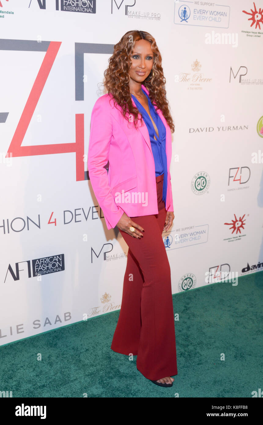 New York, NY, USA. 19th Sep, 2017. Iman attends the 7th Annual First ...
