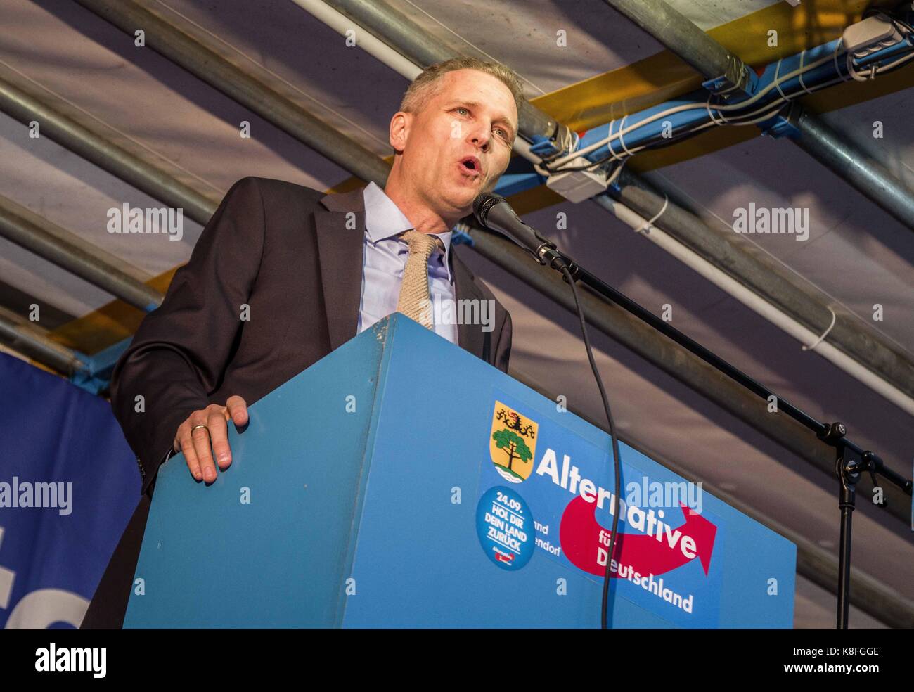 September 19, 2017 - The head of the AfD Bavaria, Petr Bystron ...