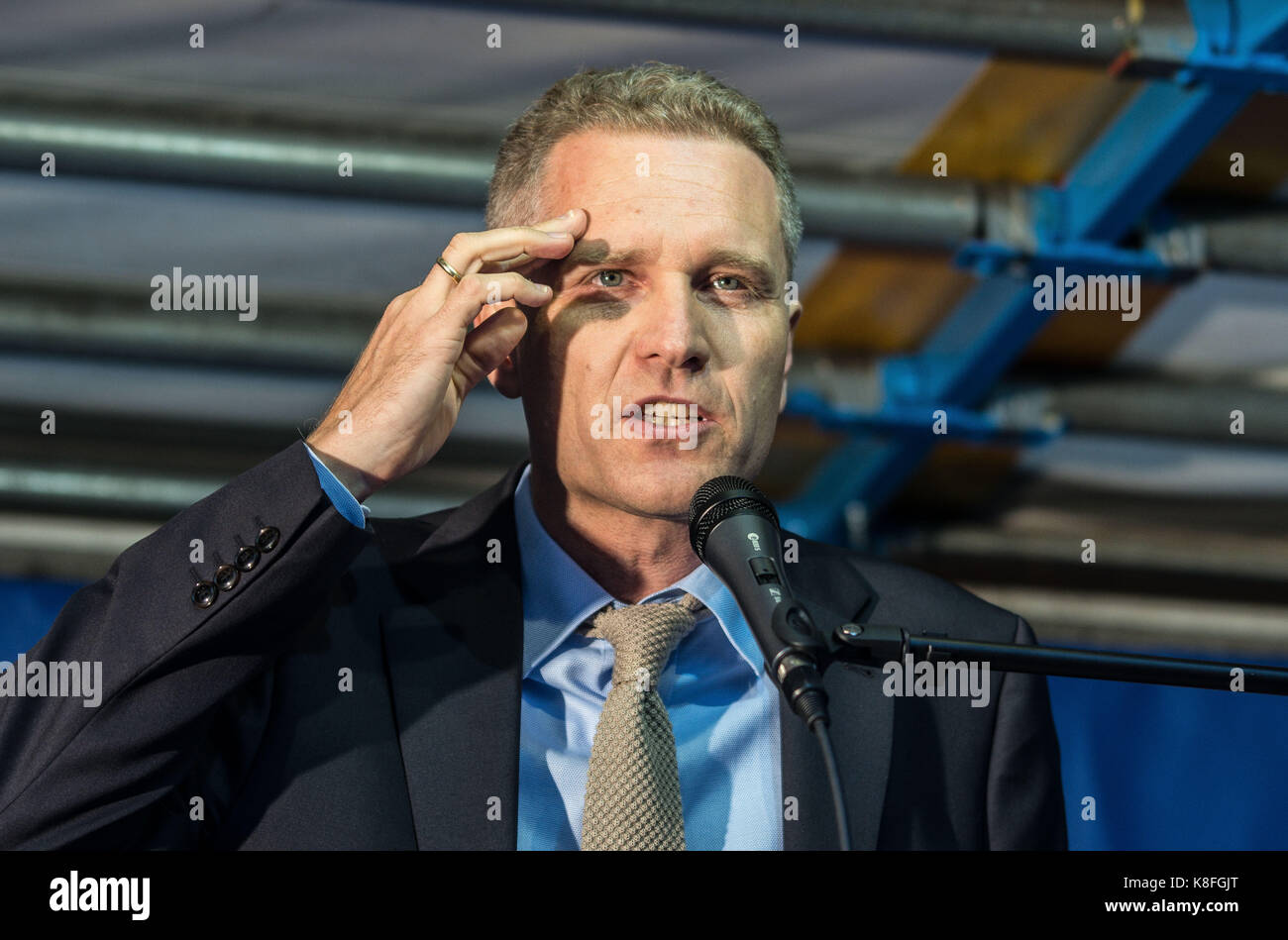 September 19, 2017 - The head of the AfD Bavaria, Petr Bystron ...