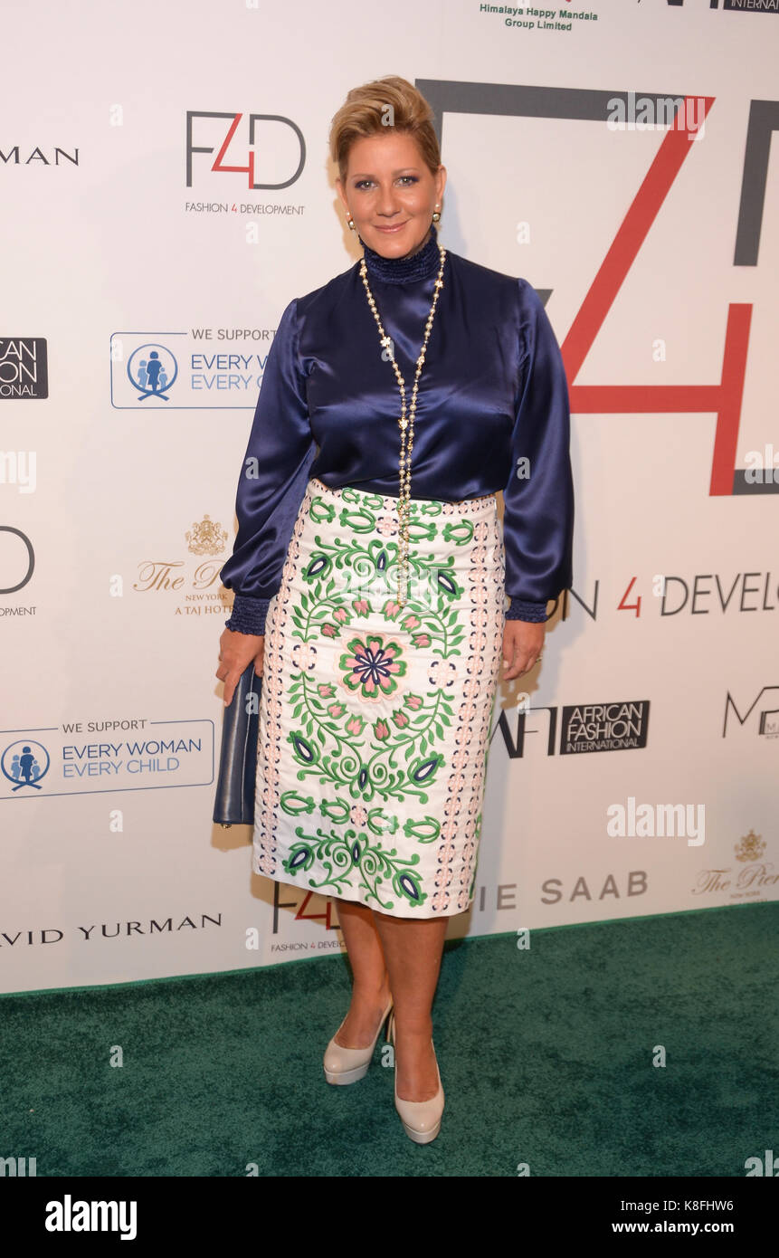 New York, NY, USA. 19th Sep, 2017. First Lady of Panama Lorena Castillo ...