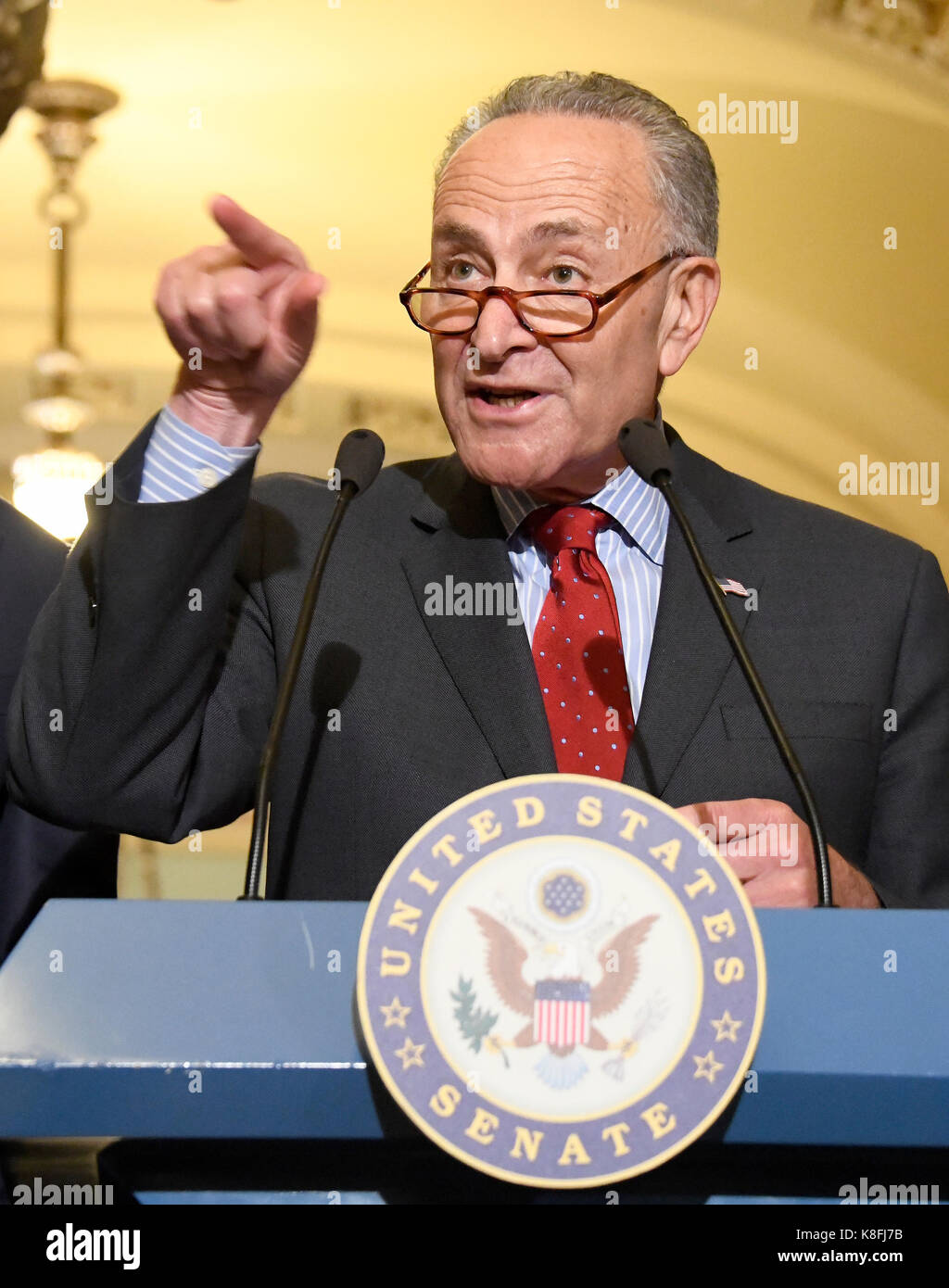 United States Senate Minority Leader Chuck Schumer (Democrat of New ...