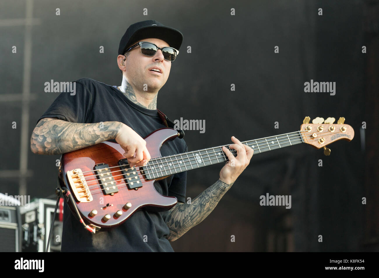 Chicago, Illinois, USA. 15th Sep, 2017. DAVID FORAL of Dirty Heads ...