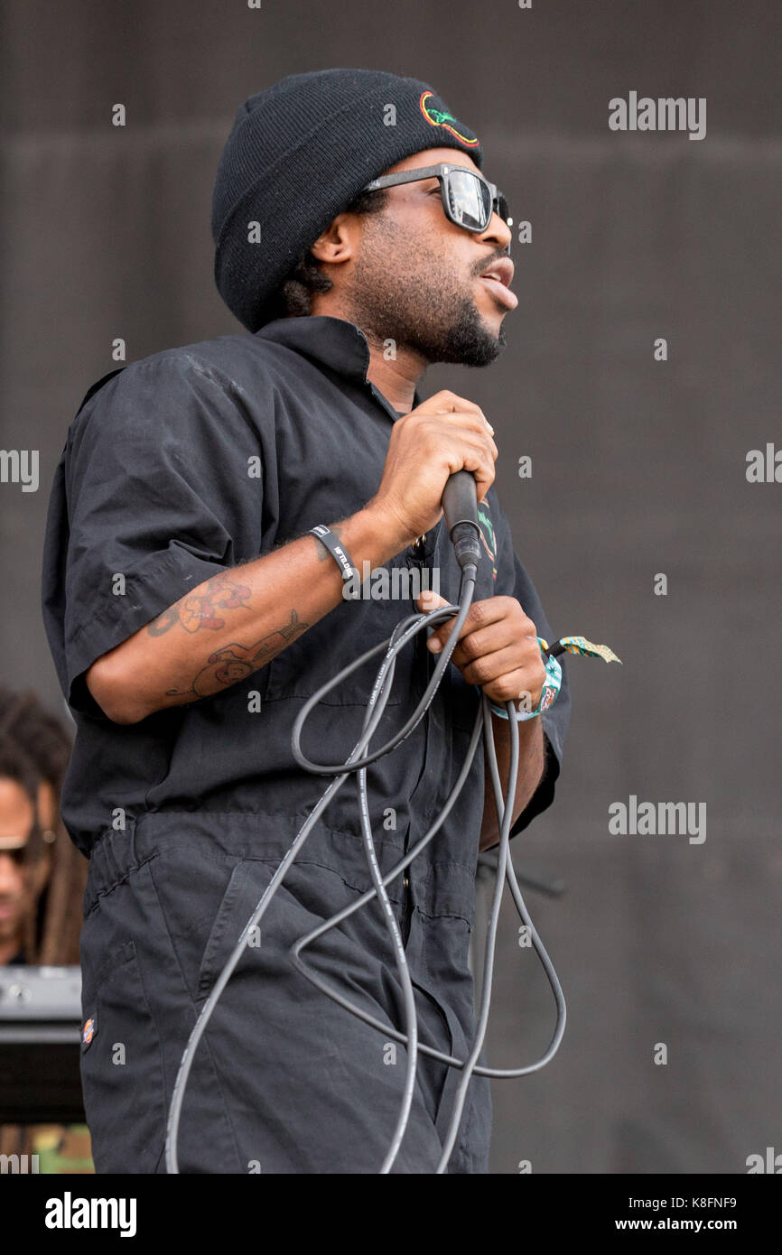 Chicago, Illinois, USA. 16th Sep, 2017. JAY ARMANT of Fishbone during ...