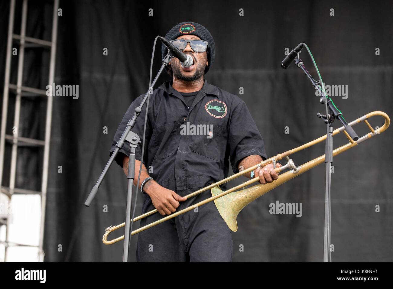 Chicago, Illinois, USA. 16th Sep, 2017. JAY ARMANT of Fishbone during ...